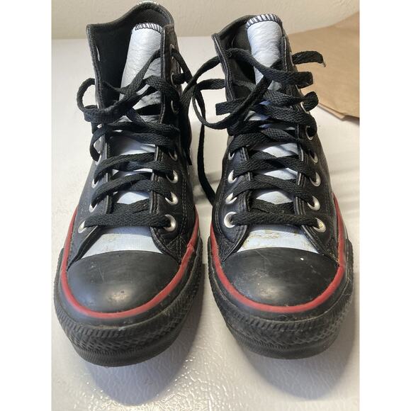 Converse | Shoes | Converse Leather Shoe Cheers To Love All Star Patch ...